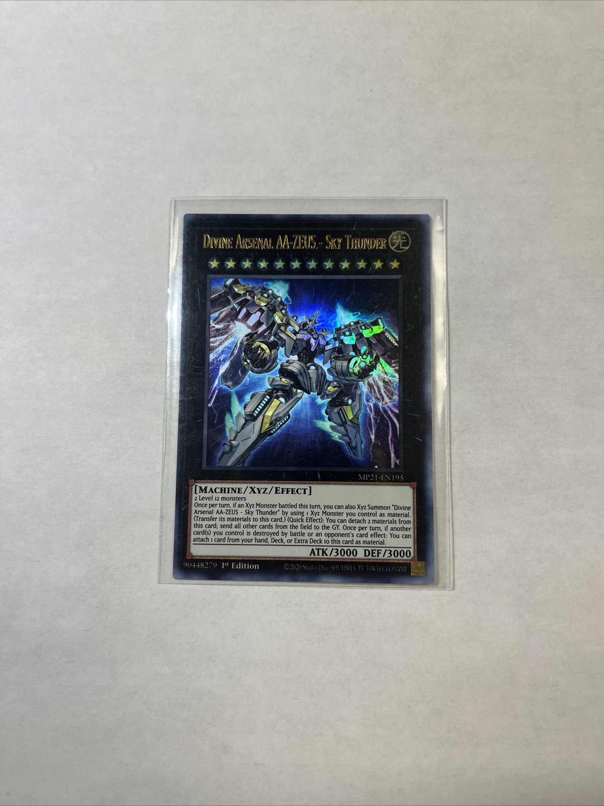 Yu-Gi-Oh! TCG Divine Arsenal AA-ZEUS - Sky Thunder 2021 Tin + (clear ...