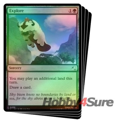 Foil Explore X4 M/NM Magic: The Gathering MTG Avatar: The Last ...