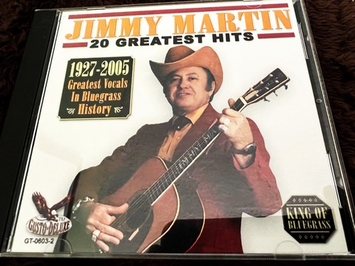 JIMMY MARTIN 20 Greatest Hits CD Greatest Bluegrass Vocals Jimmy Martin ...