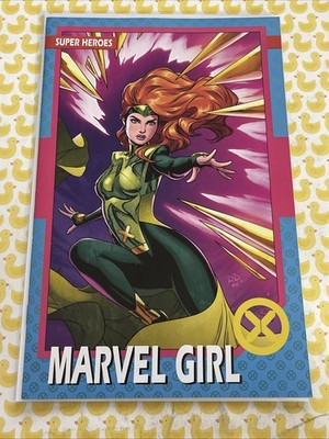 X-MEN #3 MARVEL GIRL RUSSELL DAUTERMAN TRADING CARD VARIANT COVER 2021 ...