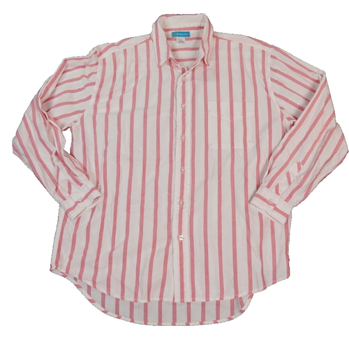 Fresh Produce Shirt Womens Large Striped Button Down Long Sleeve Casual ...