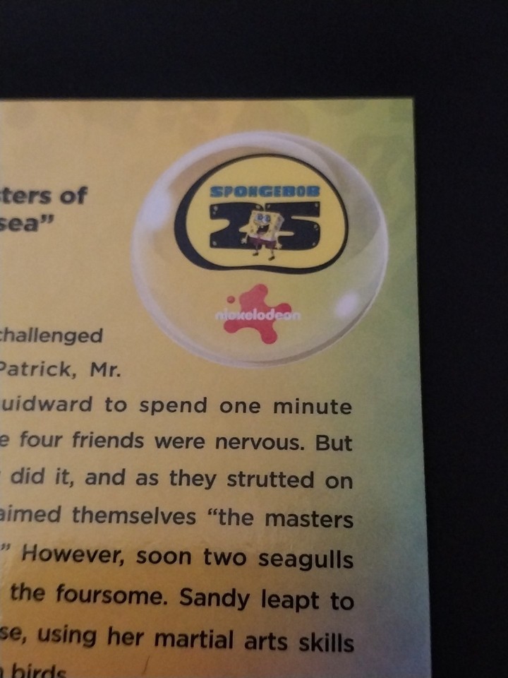 2025 Spongebob Topps Chrome 25th #83 Masters of land and sea base card ...