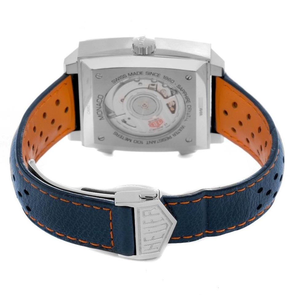 Tag Heuer Monaco Gulf 2018 Chronograph Steel Mens Watch CAW211R | eBay