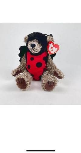 TY Attic Treasures BUGSY the Lady Bug Teddy Bear 8" NWT Stuffed Plush ...