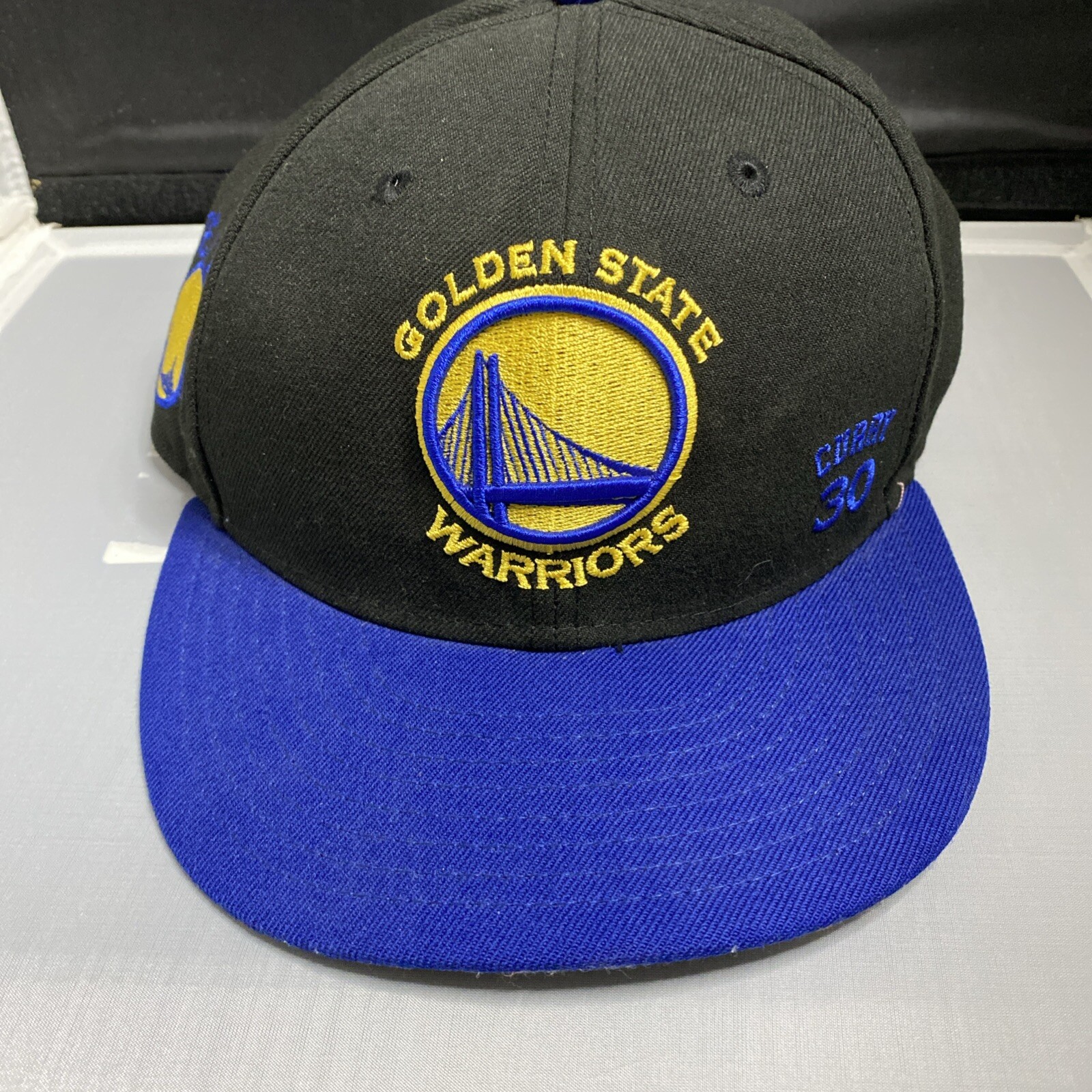 VINTAGE New Era 9fifty Hat Cap Steph Curry 30 Golden … - Gem