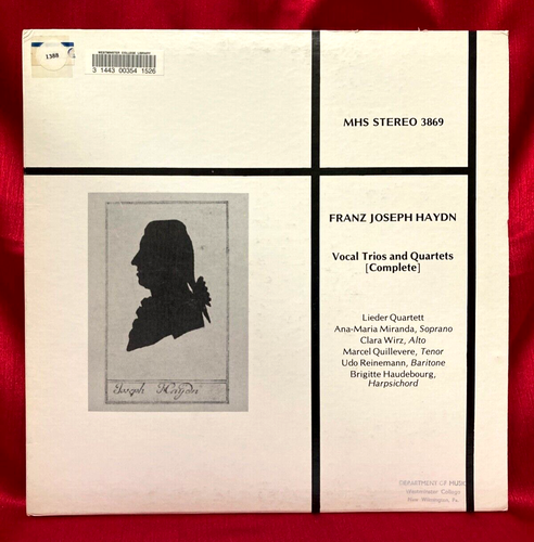 MHS LP - FRANZ JOSEPH HAYDN: VOCAL TRIOS AND QUARTETS (Complete) | eBay