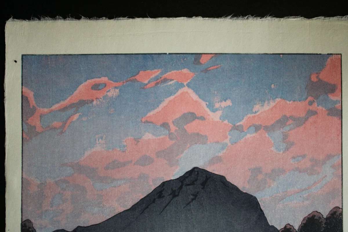 Japanese Woodblock Clouds