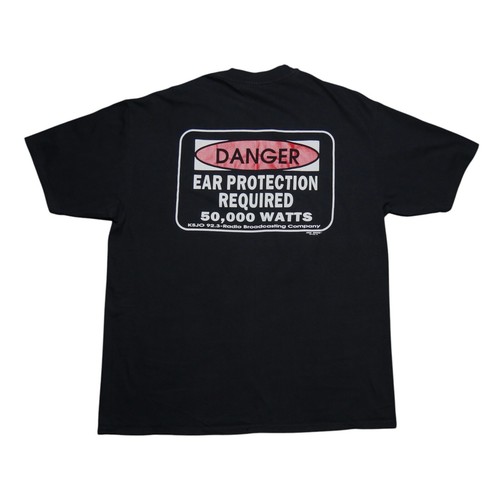 92.3 KSJO San Jose Solid Rock Radio Warning Ear Protection Sz XL T ...