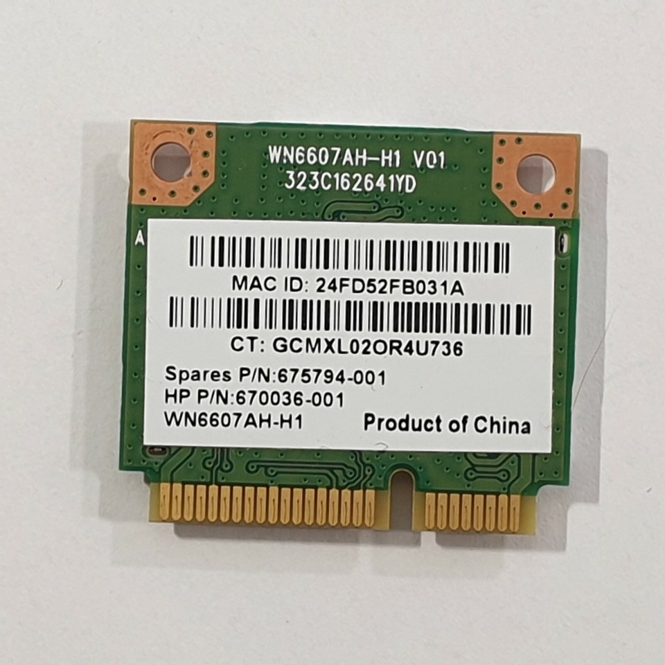 HP Compaq Presario CQ58 WLAN Karte Wifi Card Wireless 675794-001 | eBay