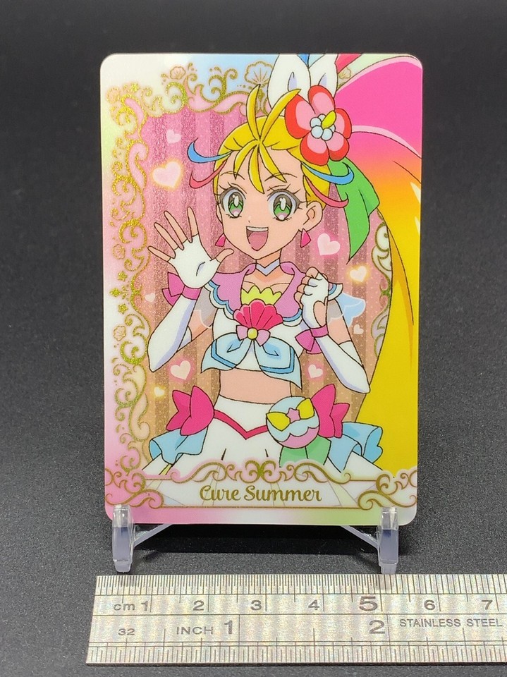Summer P01 02 Tropical Rouge Pretty Cure Pre Cure Card TCG Toei Bandai ...