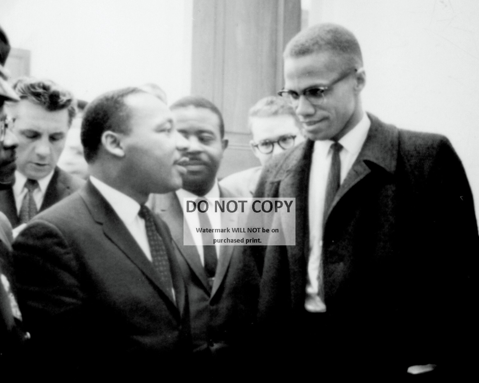 MARTIN LUTHER KING, JR. AND MALCOLM X IN 1964 - 8X10 PHOTO (AA-632) | eBay