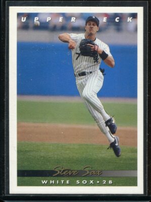 1992 Upper Deck Baseball Steve Sax #369 Chicago White Sox 2nd Base | eBay
