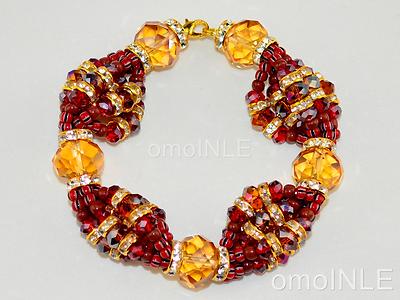 ILDE SANTERIA IFA ORISHA BRACELET IDDE MAZO OYA GLASS BEADS OYA ...