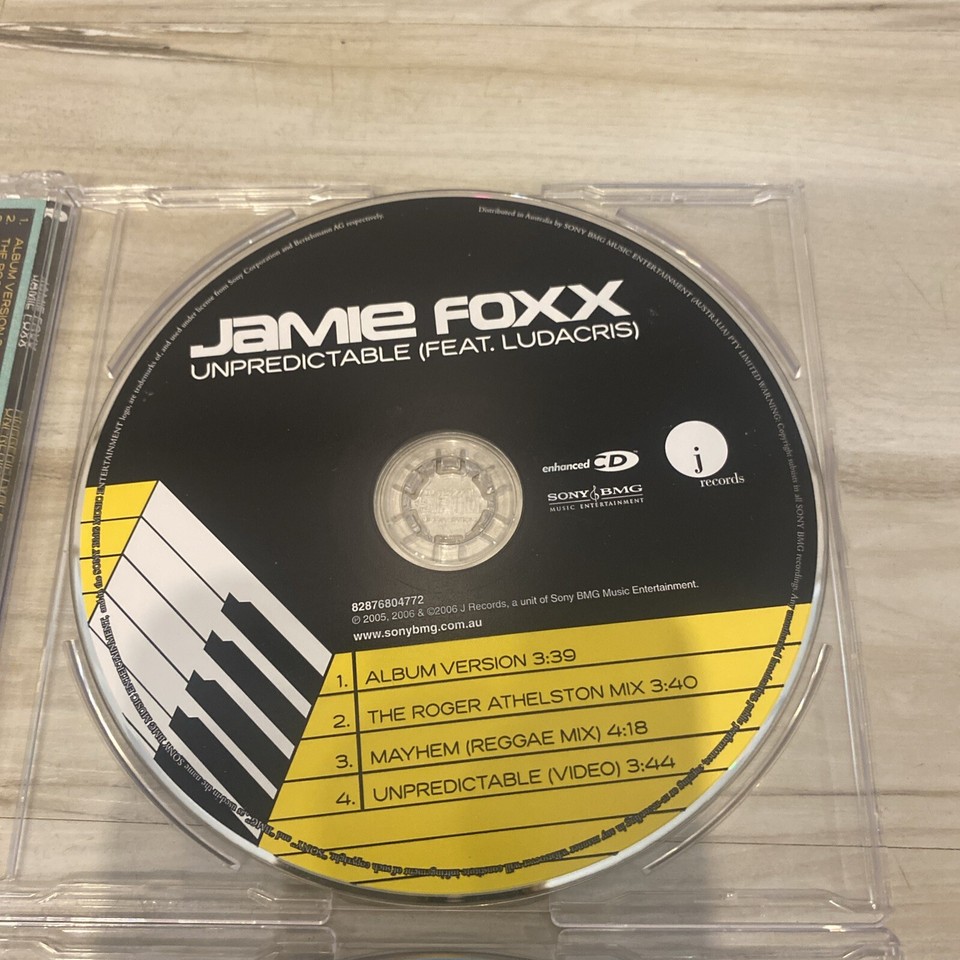 Ludacris Jamie Foxx CD IMPORT LOT Saturday (Oooh! Oooh!) Unpredictable ...