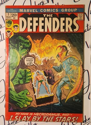 1972 Marvel Comics The Defenders #1 1st Appearance Necrodamus | eBay