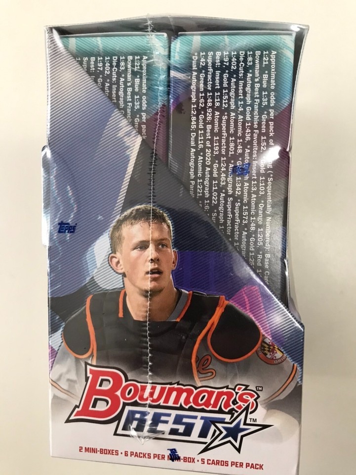 2020 Bowman Best Baseball Hobby Box Factory Sealed 2-Pack Trading Card ...