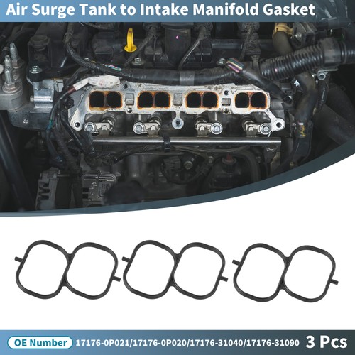 Upper Intake Plenum Gasket for Toyota Camry 2007-2017 3.5L V6 No.17176 ...