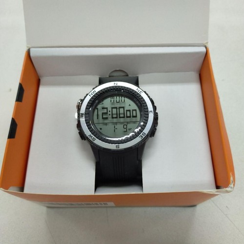 LAD WEATHER SENSOR MASTER Sport Watch Black/Silver Altimeter Barometer ...