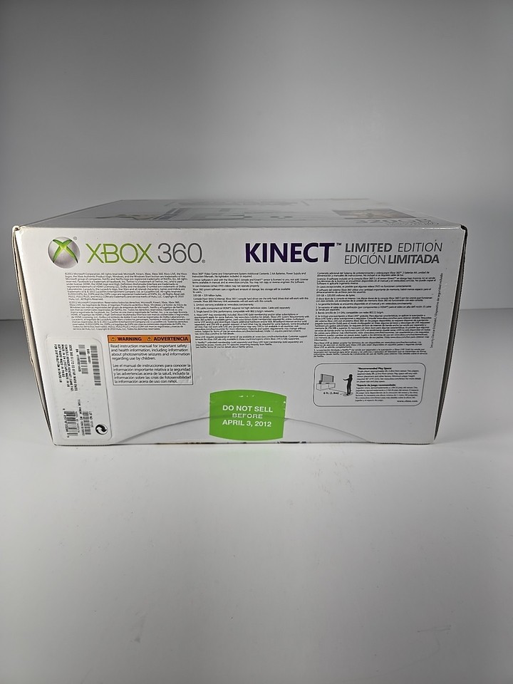 Factory Sealed Xbox 360 Kinect Star Wars 320GB Limited Edition Console ...
