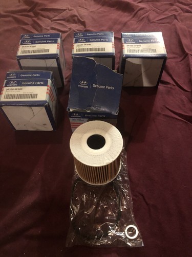 Genuine Oil Filter Kit 26320-3F500 for Hyundai Genesis V8 5.0L | OE ...