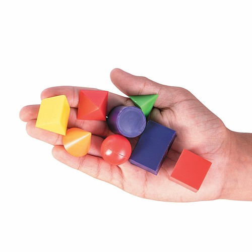 3D Geometric Shapes, Classroom Manipulatives, Educational, 240 Pieces ...