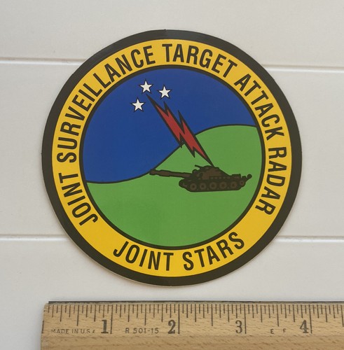 Joint Stars Surveillance Target Attack Radar 4” Round Sticker Decal ...