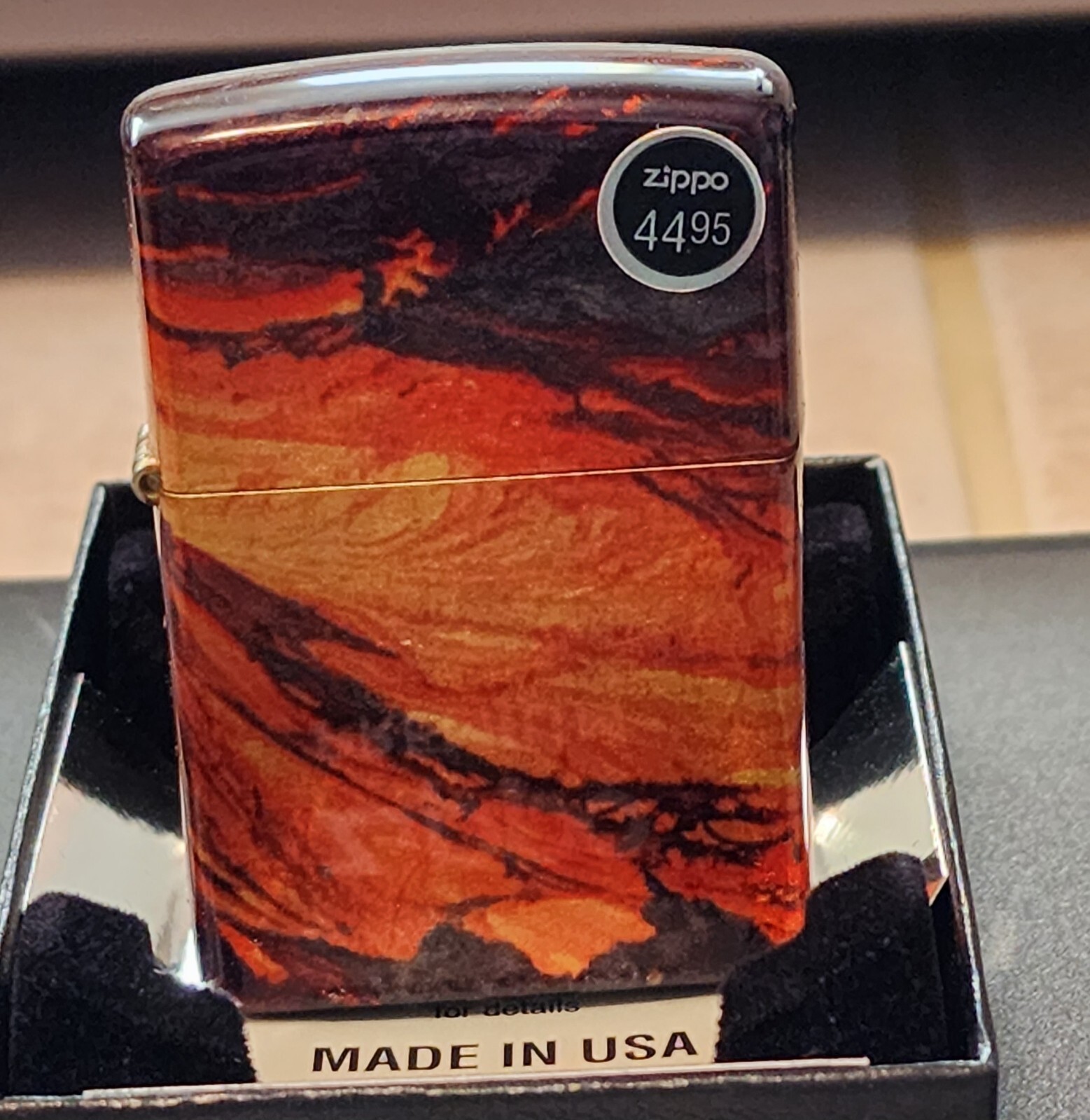 Zippo 48622 Lava Flow 540 Fusion Tumbled Brass 2023 NEW Windproof ...