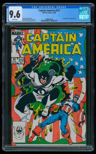 CAPTAIN AMERICA (1985) #312 CGC 9.6 1st APPEARANCE FLAG-SMASHER WHITE ...