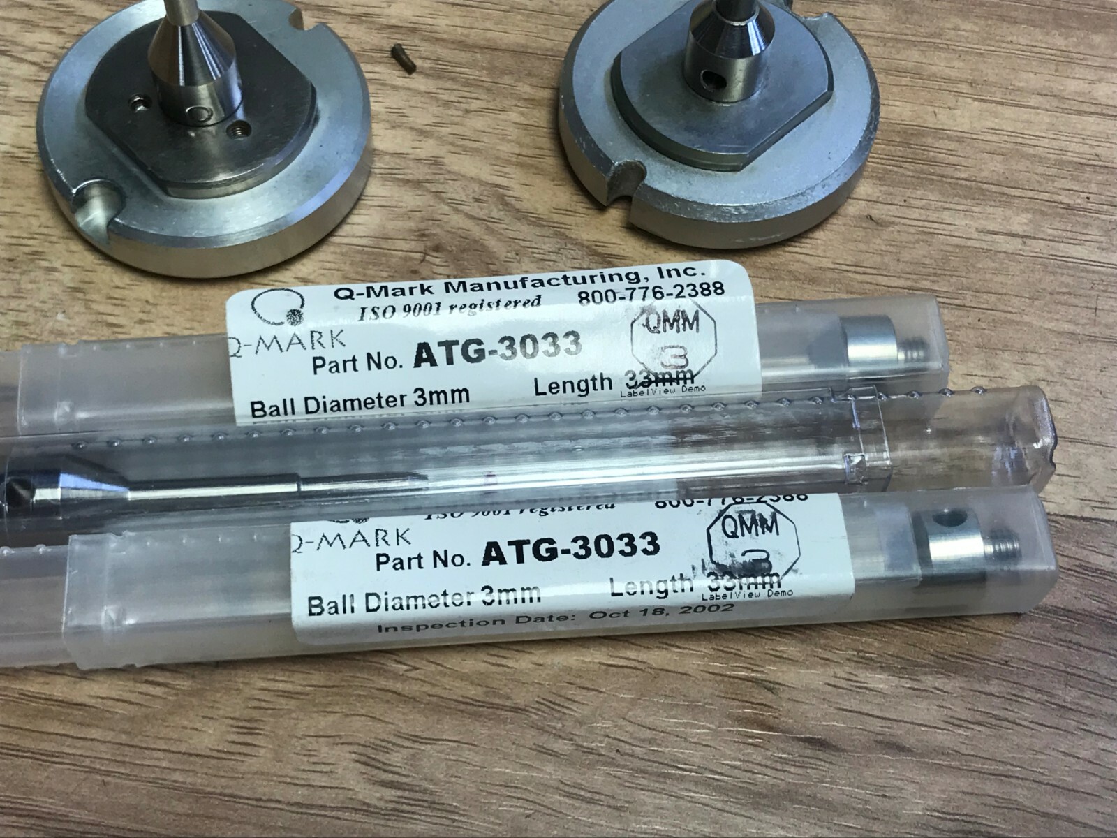 NICE PAIR OF ZEISS ADAPTER PLATE FOR ST PROBE HEAD + Q MARK PROBES | eBay