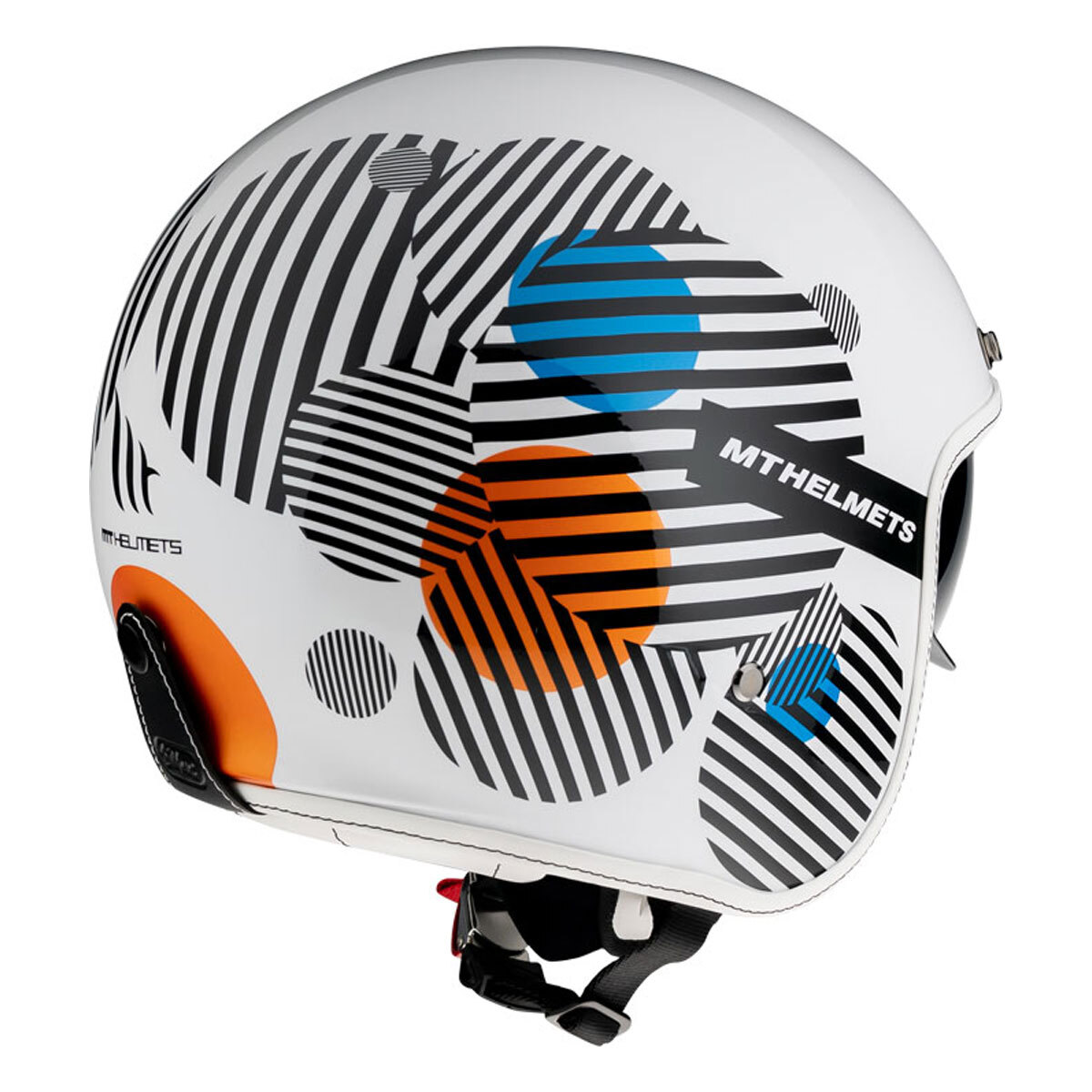 Helm Jet MT Helmets LE MANS 2 SV Null A4 Orange Poliert | eBay