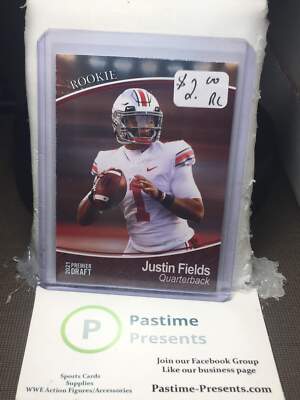 2021 Sage Premier Draft #53 Justin Fields RC Ohio State | eBay