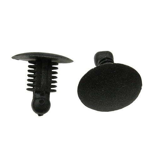 100 Fit 9mm Hole Plastic Rivet Fastener X-Mas Tree Push Clip Auto ...