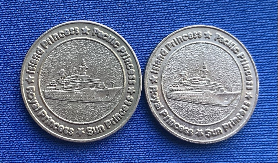 RARE Lot of 2 Princess Cruises Coin Token-FREE Shipping | eBay