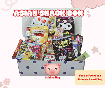 43-Piece Asian Snack Box - Japanese, Korean Treats - Variety Pack | eBay