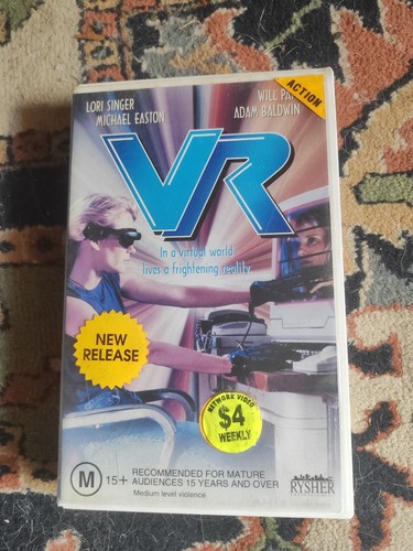 Rare 1995 VR Virtual Reality Sci Fi Movie VHS Video Ex Rental | eBay ...