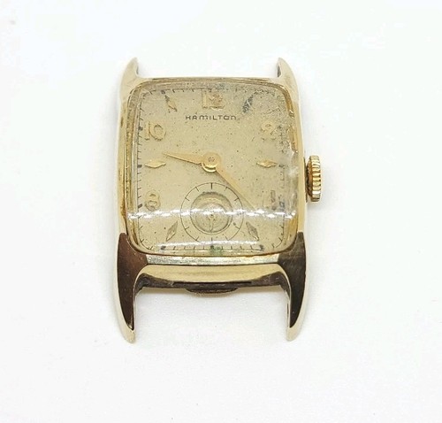 Vintage Hamilton 753 Cranston 19J 10K Gold Filled Mechanical Wrist ...