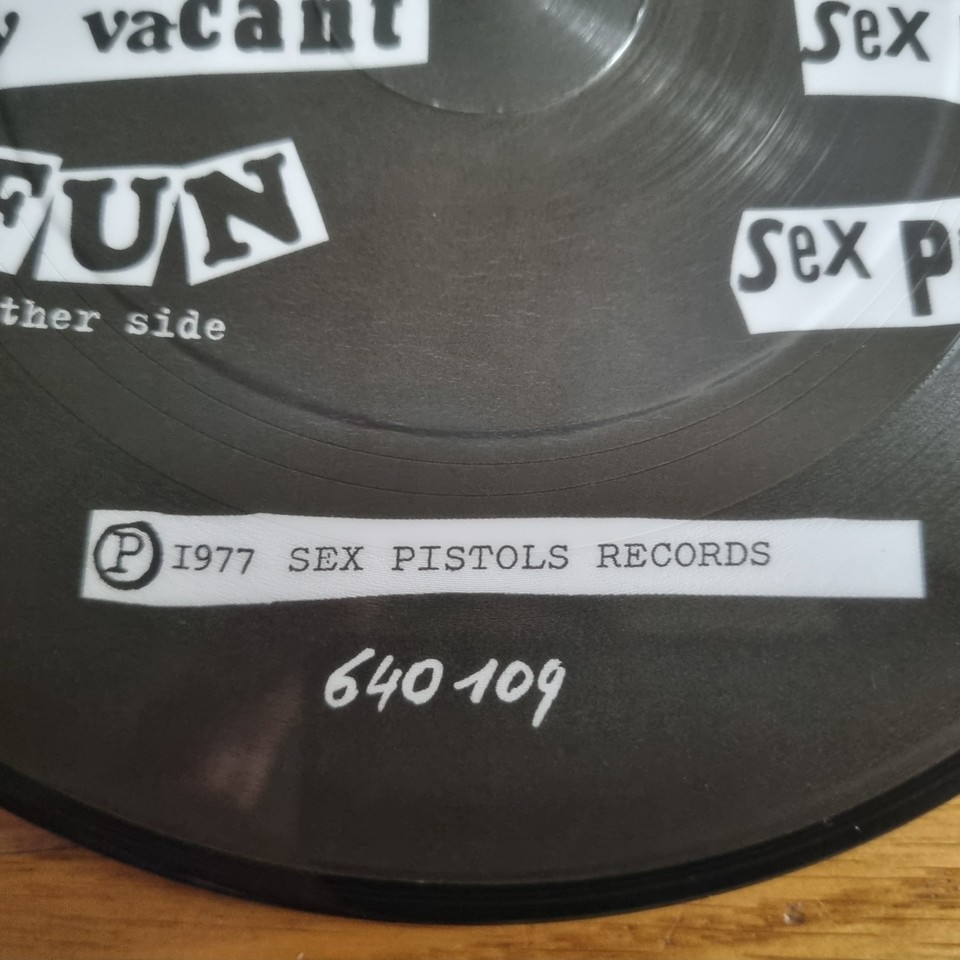 SEX PISTOLS Pretty Vacant PICTURE DISC France 2017 Limited Edition ...