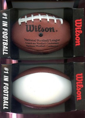 Wilson MINI Replica NFL Football White Panel for Autographs Auto Signed ...
