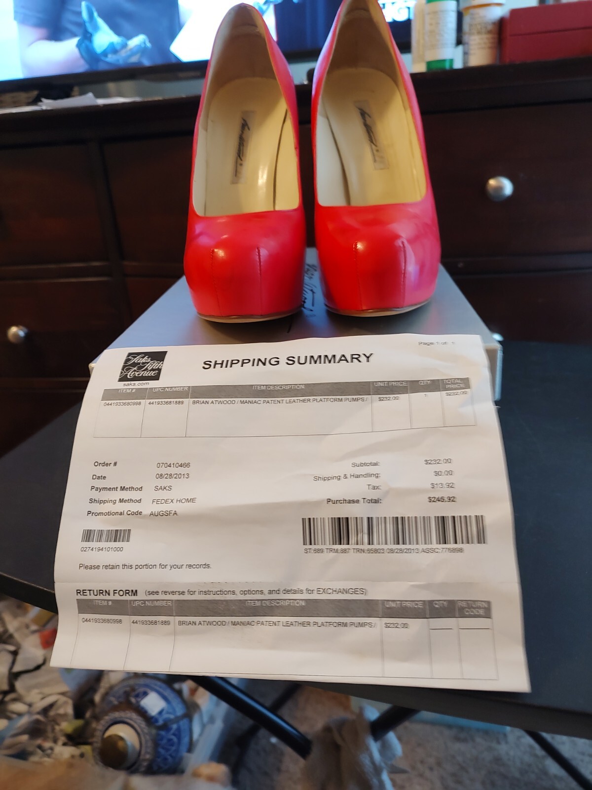 Brian Atwood hot pink leather Maniac pumps size 39 - Gem