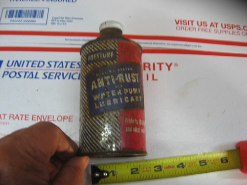 VINTAGE HANDY OIL CAN FIRESTONE WATER PUMP LUBRICANT CAN CONE TOP FULL ...