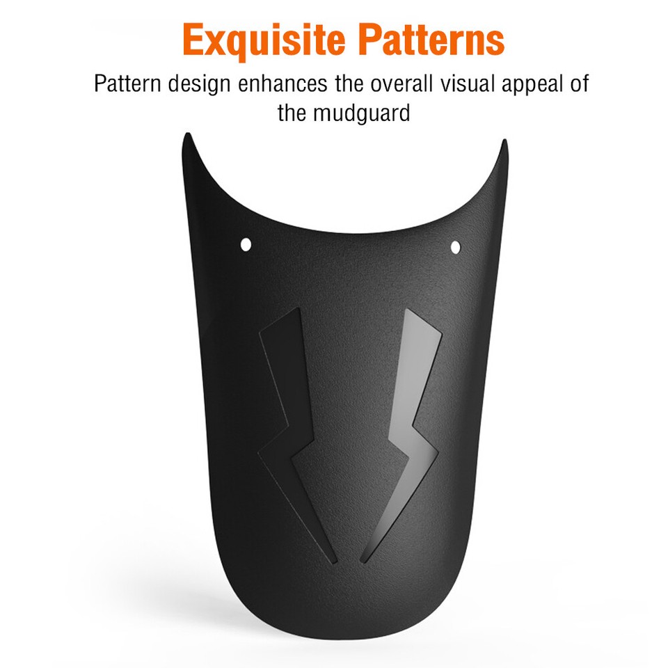 2pcs Motorcycle Front Fender Extender Wheel Splash Guard Cover Mudguard ...