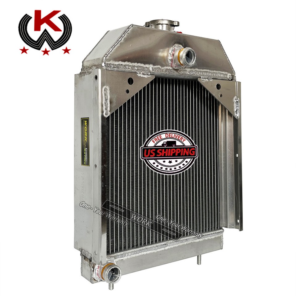 Aluminum Tractor Radiator For D12 D10 60H 1B B125 B C 70233290 70233232 ...