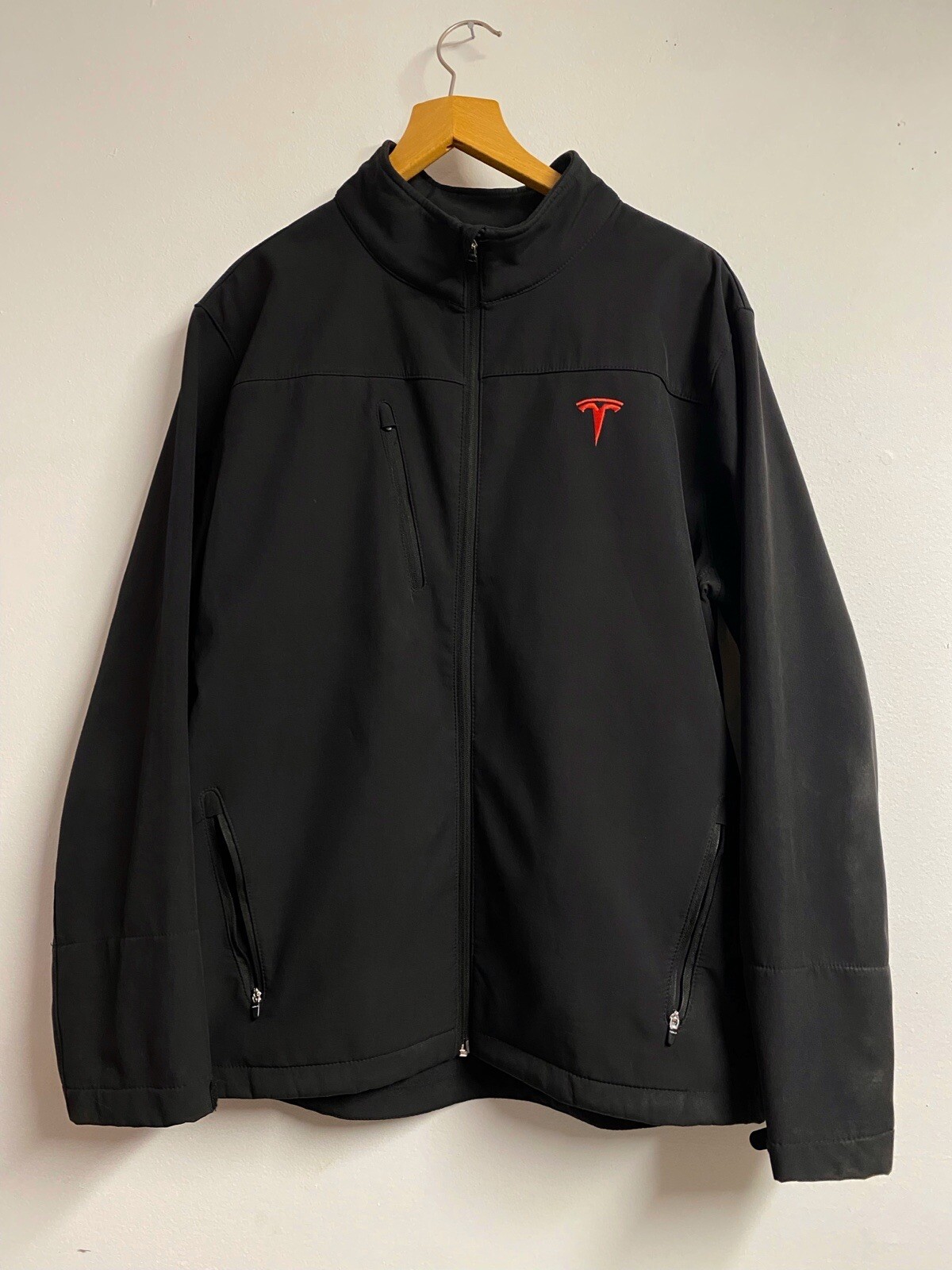 Rare Tesla Corporate Men's Embroidered LOGO Black Jac… - Gem