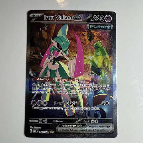 Iron Valiant ex 249/182 Paradox Rift Special Illustration Rare Pokemon ...