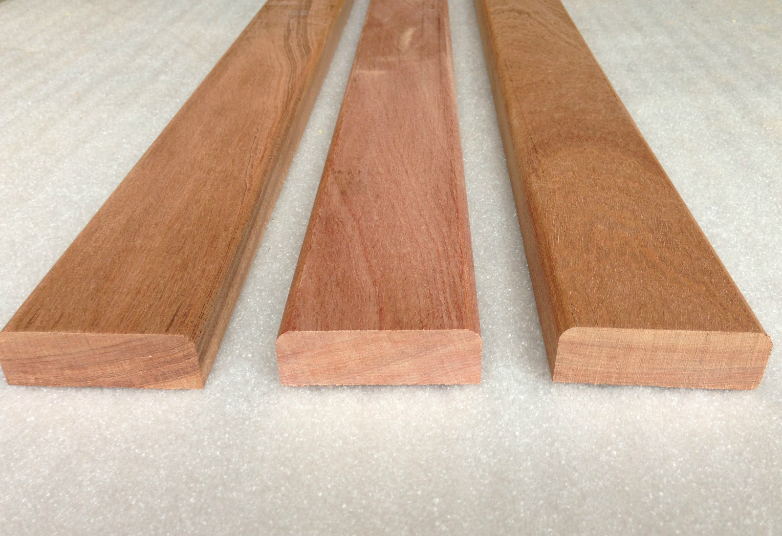 Hardwood SHORT Chair Slats Sapele Mahogany, Iroko & Oak 0.61m x 55mm x ...