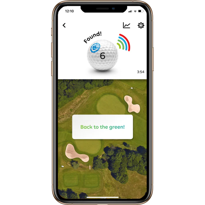Chiping GPS Tracked Golf Balls (6 Pack) - The Worlds First GPS Tracked ...
