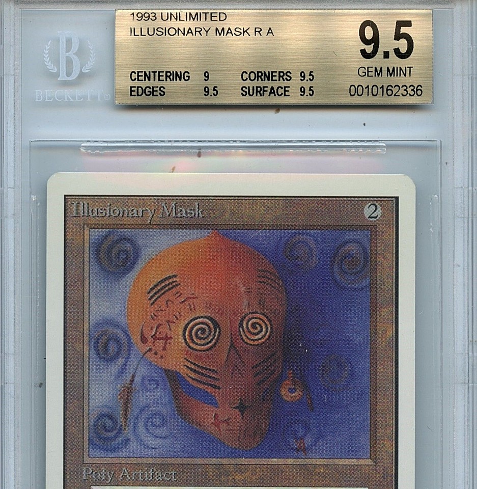 MTG Unlimited Illusionary Mask BGS 9.5 Gem Mint Magic card WOTC ...