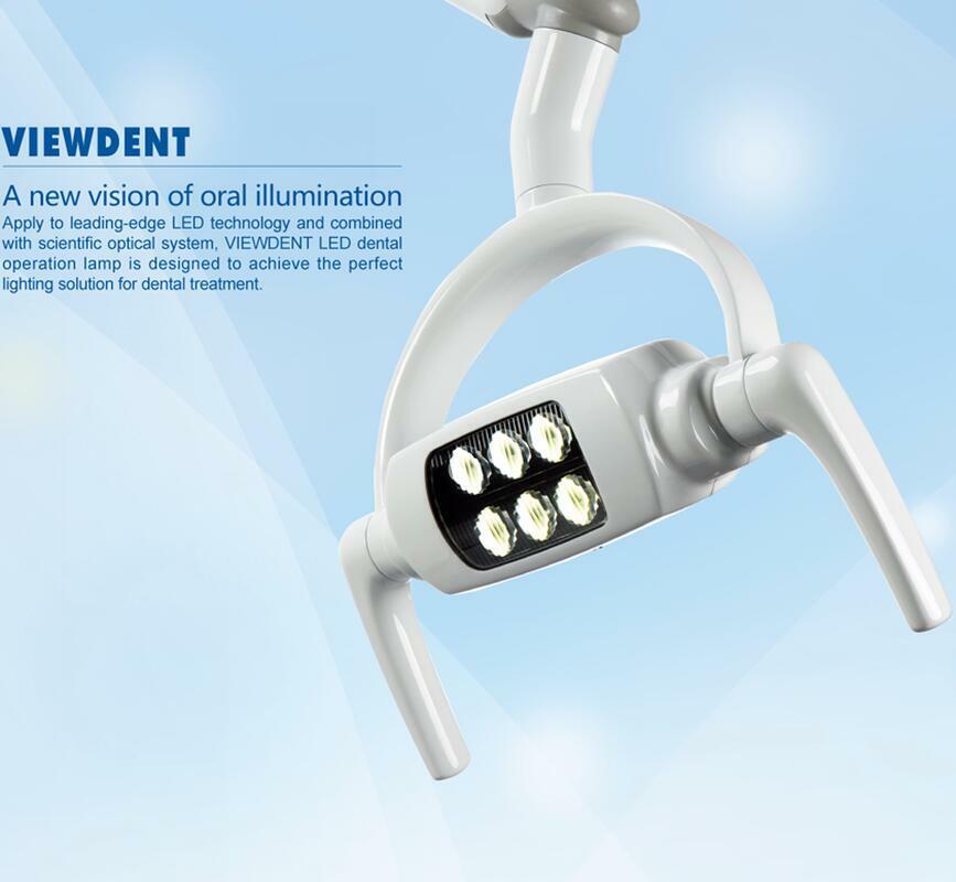 Ceiling-mounted Dental Oral Light Surgical Operating Lamp 6 LED with ...
