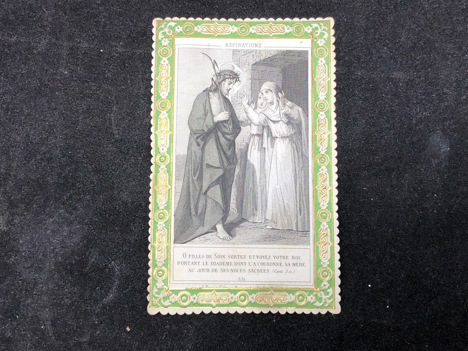 Canivet & Image Pious & Prayer & Antique & Bible & Liturgy & Sainte N ...