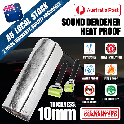 For Car Engine Bay Bonnet Sound Deadener Noise Insulation Foam Proofing ...